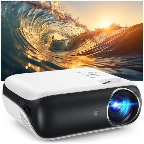 Amazon.com: NICPOW Native 1080P HD Projector, 5G WiFi Bluetooth Mini ...