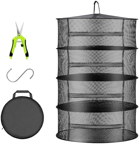 Amazon.com: Hwayslon Hanging Drying Net Foldable Drying Rack Net Dryer ...