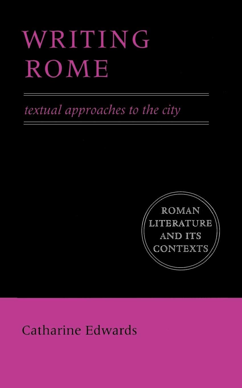 Amazon.com: Writing Rome: Textual Approaches to the City (Roman ...