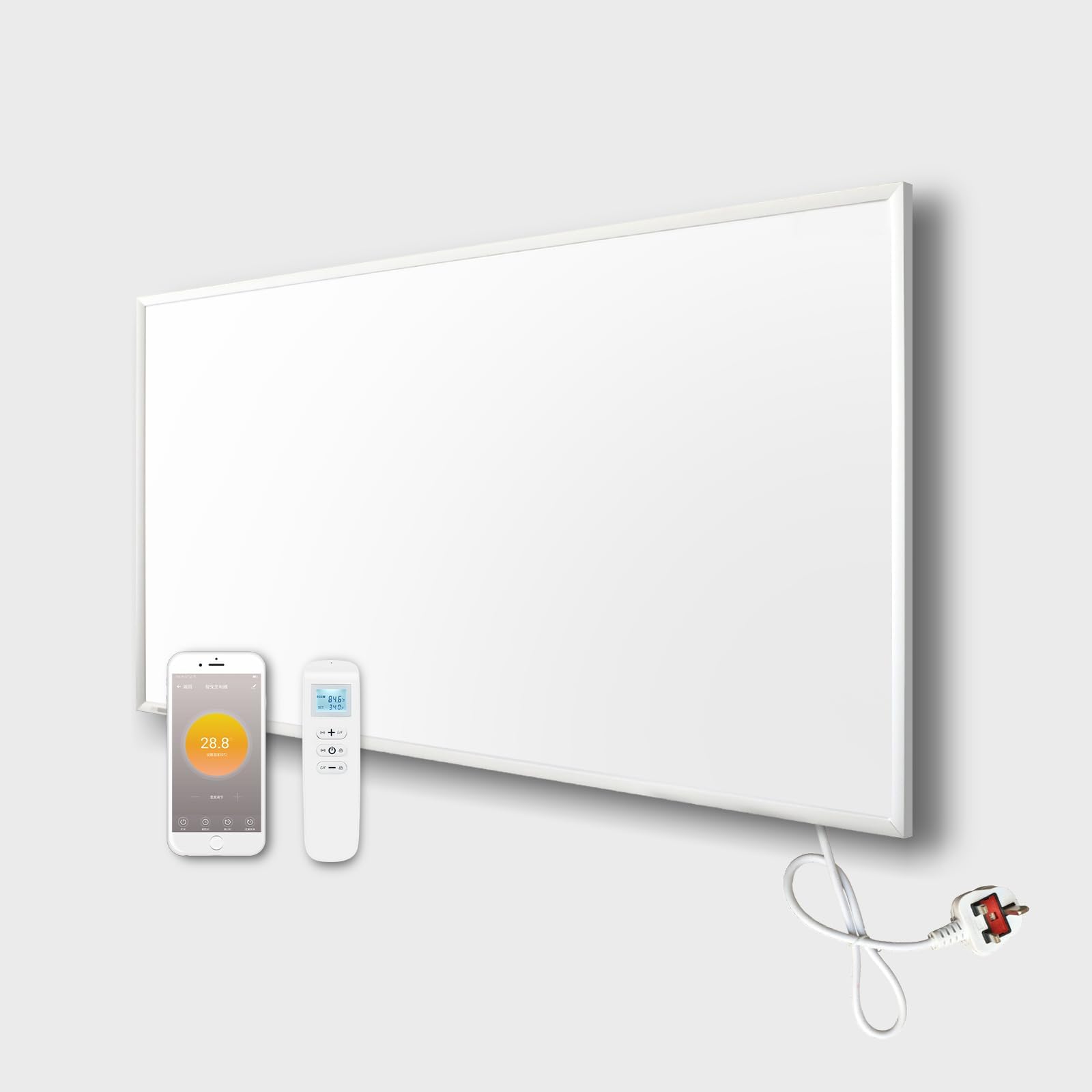 Mirrorstone SunHeat - 350W - Far Infrared Panel Heater - Suspended ...