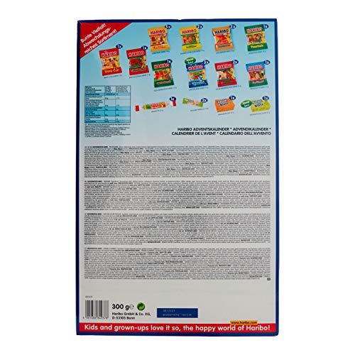 Haribo Advent Calendar, Christmas sweets gift, 300g - Bruegel-Marolles