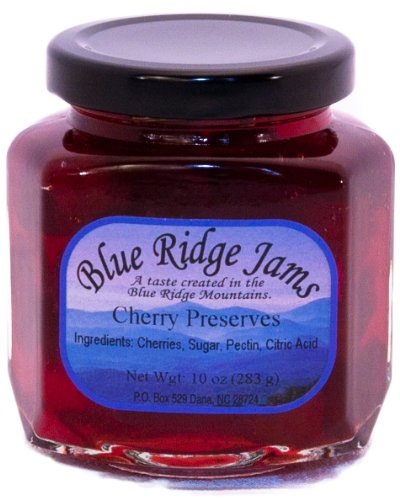 Amazon.com : Blue Ridge Jams: Cherry Preserves, Set of 3 (10 oz Jars ...