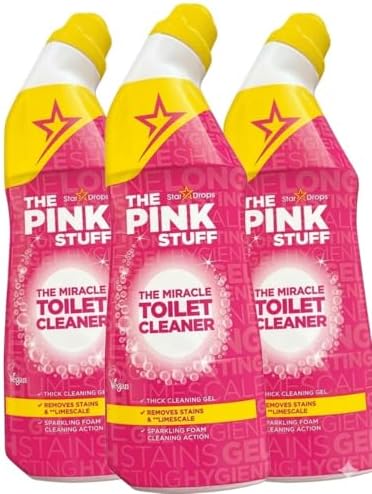 The Pink Stuff The Miracle Toilet Cleaner, 750 ml (Pack of 3) : Amazon ...