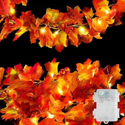 Amazon.com: Thanksgiving Fall Decorations for Home Fall Maple Leaf ...