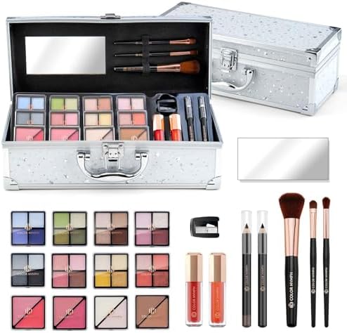 Amazon.com : Color Nymph Girls Makeup Kit For Teens Girls With Train Case, Full Starter ...