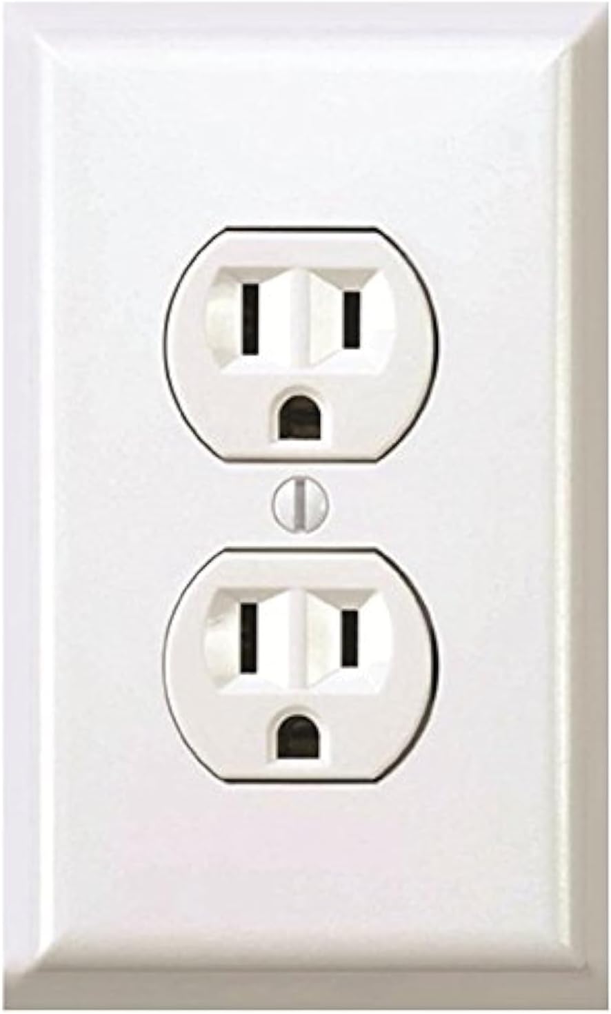 Amazon.com: 25 Pack- Fake Outlet Premium Stickers Glossy with uv ...