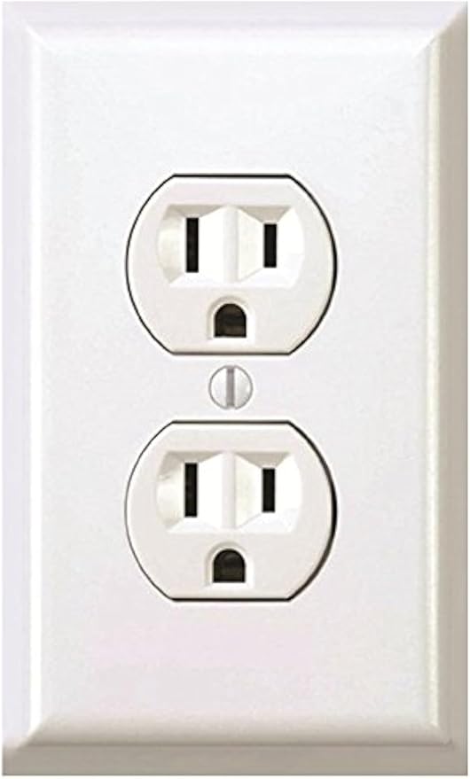 Amazon.com: Fake Electrical Outlet Stickers - Stick on Outlet for Funny ...