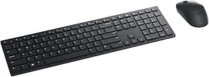 DELL Pro Wireless Keyboard and Mouse KM5221W French Canadian KM5221WBKB ...