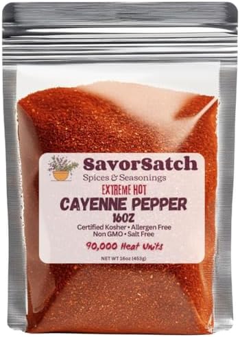 Amazon.com: SavorSatch Ground Cayenne Chili Pepper - 90,000 SHU Extreme ...