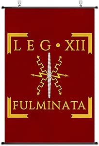 Amazon.com: Nice Captain Roman Legion Banner Scroll Poster Flag Print ...