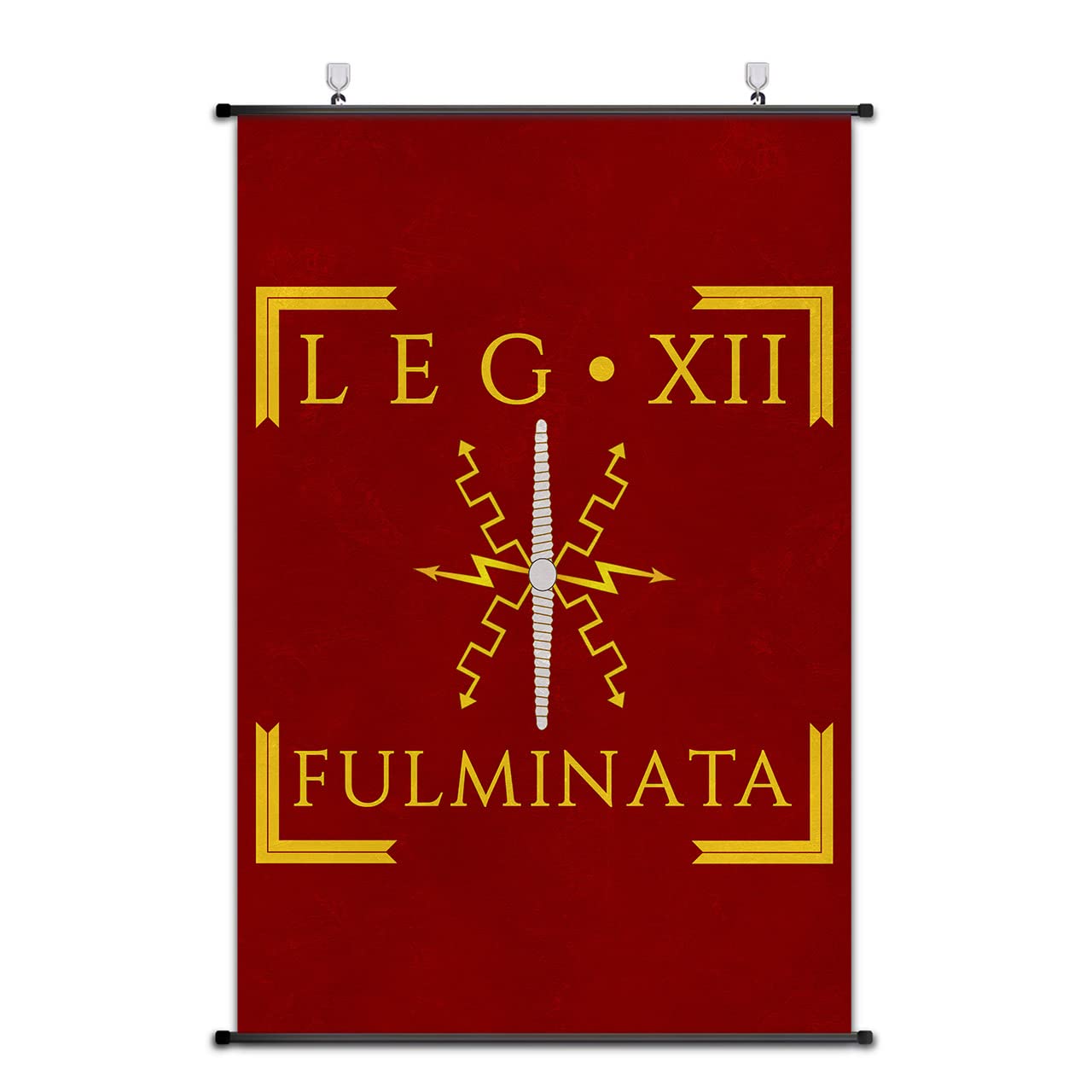 Amazon.com: Nice Captain Roman Legion Banner Scroll Poster Flag Print ...