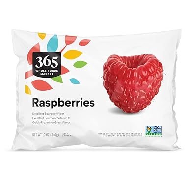 Amazon.com: 365 by Whole Foods Market, Raspberries, 12 Ounce : Grocery ...