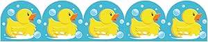 FYSUIMU 32.8 Ft Yellow Duck Bulletin Board Border Cute Rubber Duck ...