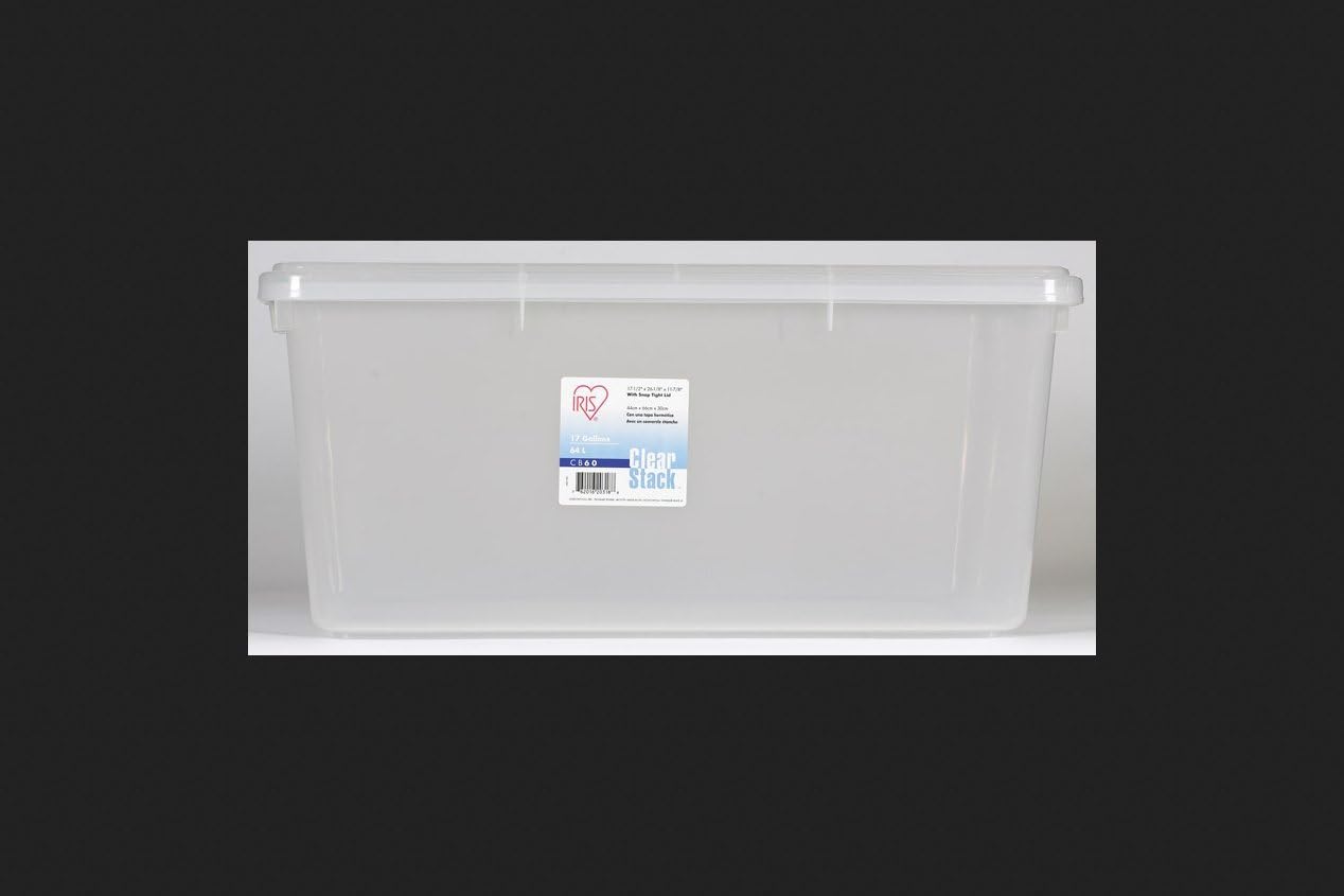 Amazon.com - IRIS USA, Inc 100101 Storage Box W/Lid, 68 Qt, 17-1/4-Inch ...