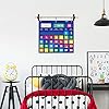 Amazon.com: Calendar Pocket Chart, Classroom Monthly Pocket Chart with ...