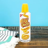 Amazon.com : Easy Cheese Cheddar Cheese Snack, 8 oz : Grocery & Gourmet ...