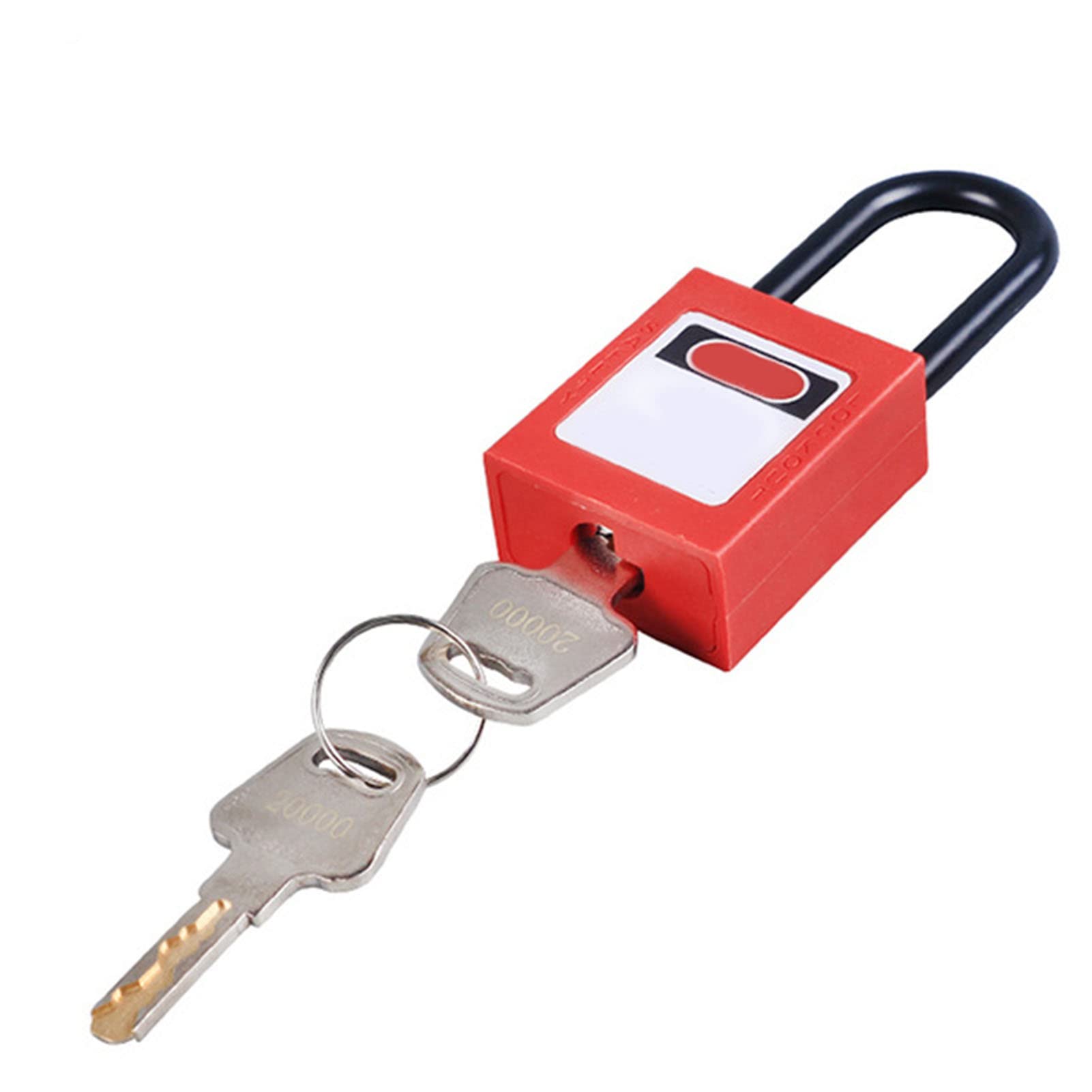 Hilitand Lockout Tagout Safety Padlock 38mm Red Nylon Insulation Anti ...