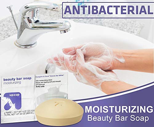 Amazon.com : Up & Up Moisturizing bar, Effectively Washes Away Bacteria ...