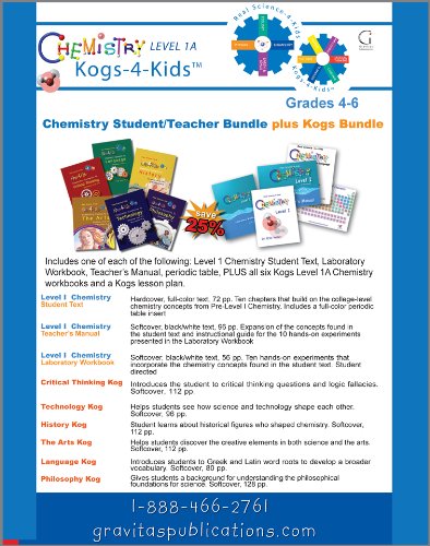 Real Science-4-Kids Chemistry Level I Kogs Student/Teacher BUNDLE ...