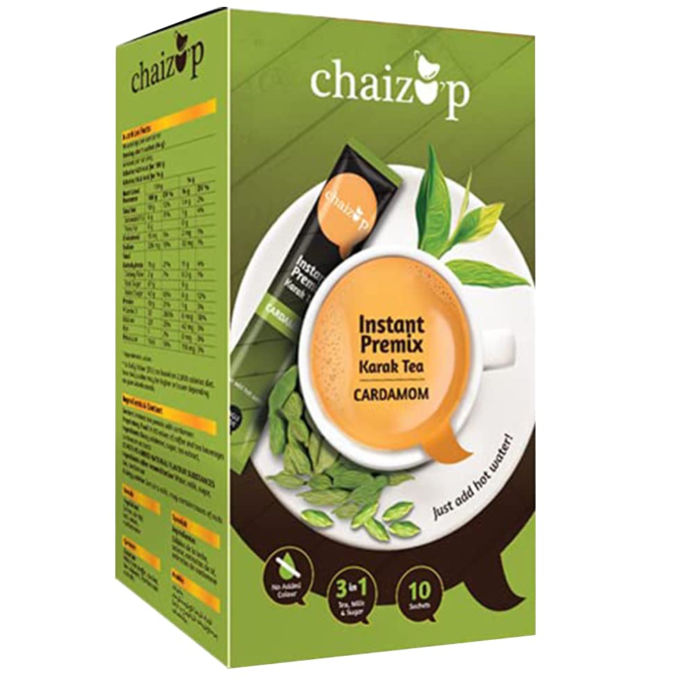 Chaizup Instant Cardamom Premix Tea - Karak Ready to Drink Chai with ...
