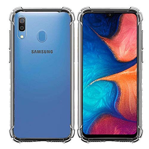 Samsung Galaxy A20 Scratch Resistant Back Cover Case 12D Bumper ...