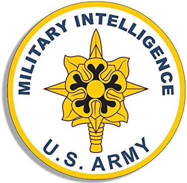 Amazon.com: Round US Army Military Intelligence Seal Sticker (u.s. Logo ...
