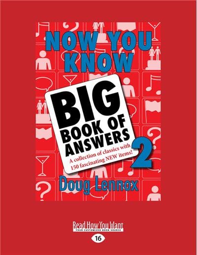 Buy Now You Know Big Book of Answers 2: A Collection of Classics with ...