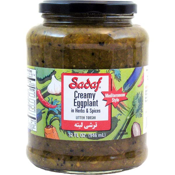 Amazon.com: Sadaf Creamy Eggplant - Litteh Torshi - Creamy Eggplant for ...