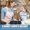 Amazon.com: Chefast Silicone Donut Pans Combo Kit: Non-Stick Large and ...