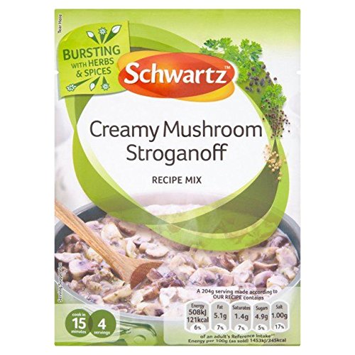 Amazon.com : Schwartz Mushroom Stroganoff - 35g (0.08lbs) : Grocery ...