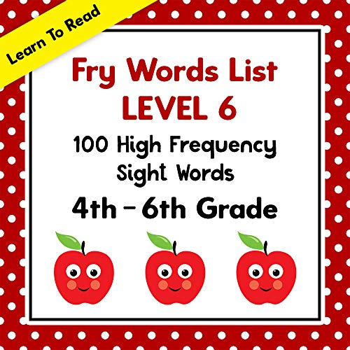 Amazon | Fry Word List Book Level 6: 100 High Frequency Sight Words 4th ...
