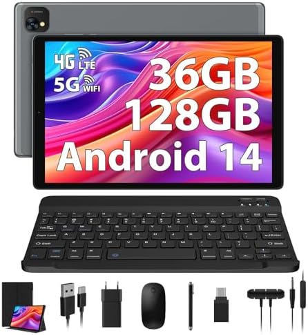 DEERTiME 2025 Newest Tablet Android 14 10.1 Pollici 22GB RAM+128GB ROM ...