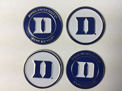 Duke Blue Devils Golf Ball Markers 4-Pack : Amazon.in: Sports, Fitness ...