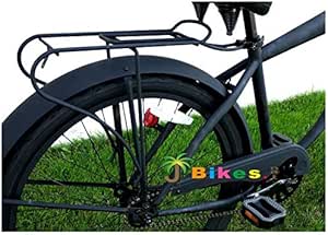 Amazon.com : J Bikes Universal 26" Steel Beach Cruiser Bike Rear Rack ...