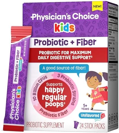 Amazon.com: Culturelle Kids Probiotic + Fiber Packets (Ages 1+) - 60 ...