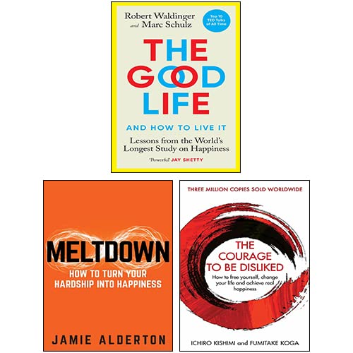The Good Life [Hardcover], Meltdown, Courage To Be Disliked 3 Books ...
