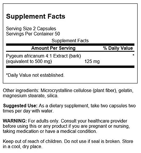 Snapklik.com : Swanson Pygeum - Herbal Supplement Promoting Male ...