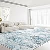 Amazon.com: HOMBYS 10x14 ft Modern Abstract Area Rug for Living Room ...