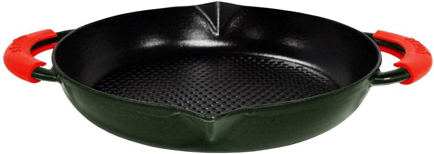 Amazon.com: Staub Hexagon Frying Pan with Two Handles and Removable ...