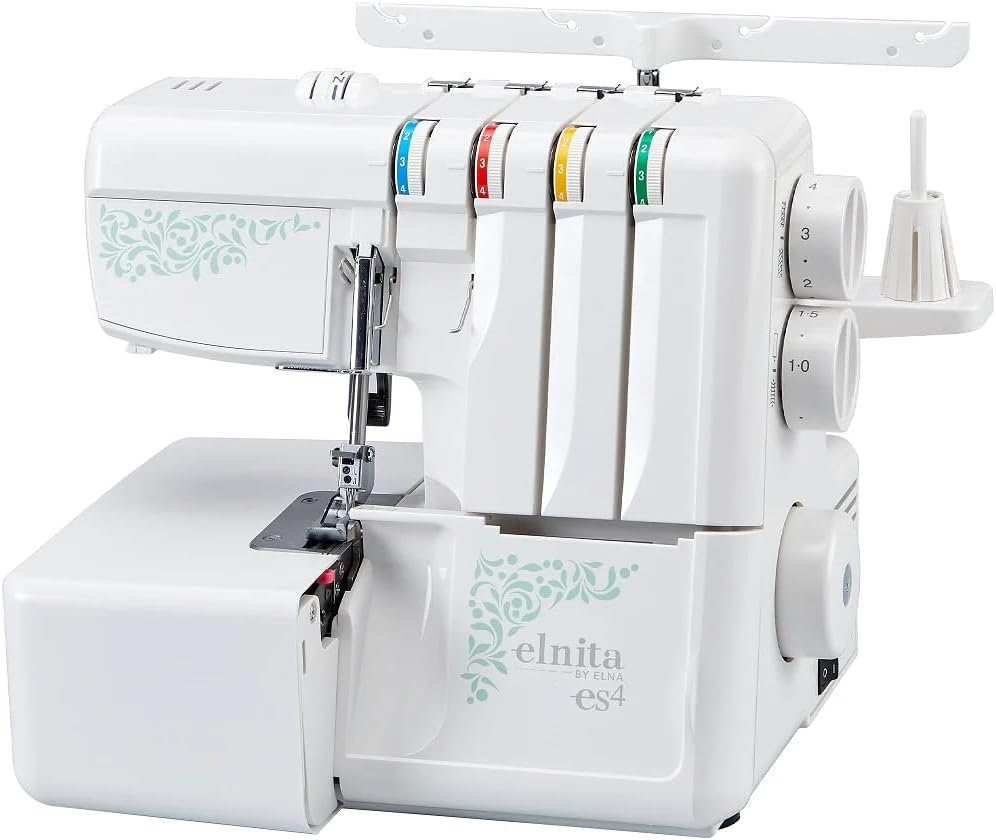 Amazon.com: Elna Elnita es4 Serger with Lay-in Thread Tension, Color ...