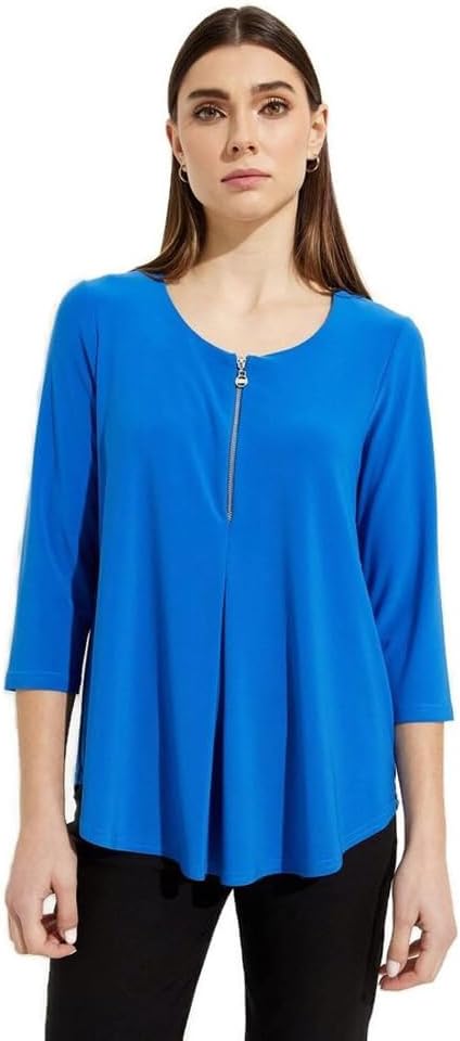 Amazon.com: Joseph Ribkoff Oasis Blue Top Style 231131 (as1, numeric ...