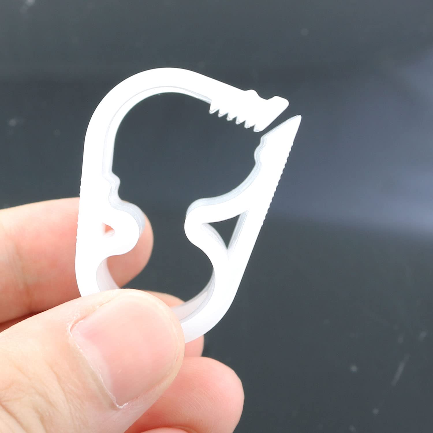 Snapklik.com : 4pcs Flow Control Hose Clamp Plastic Tubing Clamps White ...