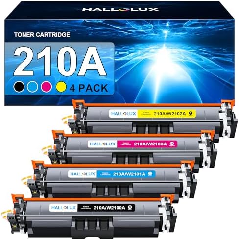Amazon.com: 210A Toner Cartridges 4 Pack 210X (No Chip) Replacement for ...