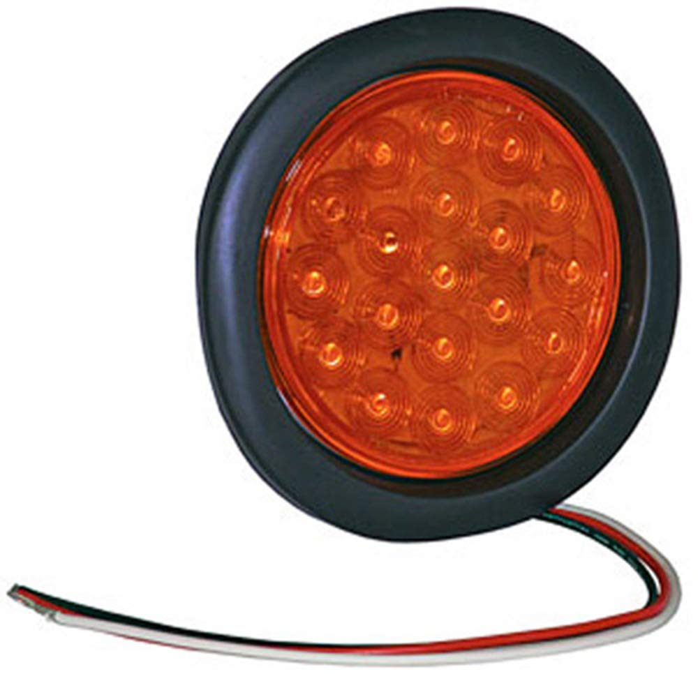 Snapklik.com : Buyers Products SL40AR 4 Inch Recessed Amber Strobe Light