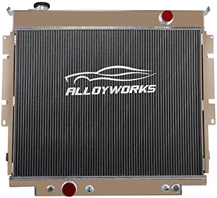 Amazon.com: ALLOYWORKS Ford F-Series Radiator, Full Aluminum Radiator ...