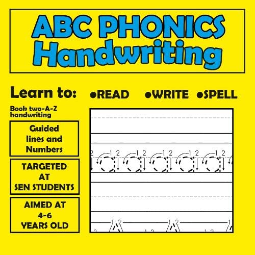Buy My ABC Phonics handwriting book: Learn to read, write and spell: 2 ...