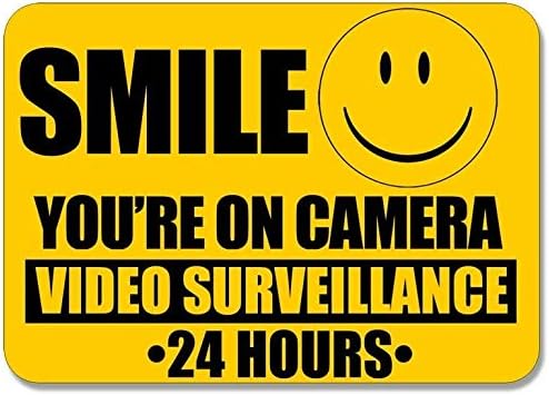 Amazon.com - MAGNET 4x5 inch Smile You're On Camera Video Surveillance ...