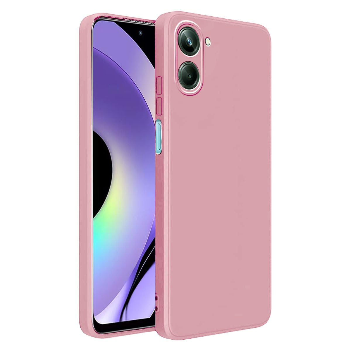 LIRAMARK Silicone Soft Back Cover Case for Realme 10 Pro 5G (Silicone ...