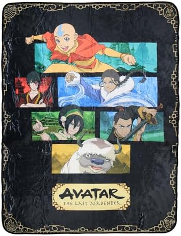 Amazon.com: Avatar Blanket Nickelodeon Avatar The Last Airbender 6 ...