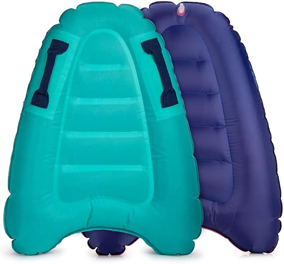 Inflatable Boogie Boards for Beach Slip and Slide Body Boards Raft Blow ...